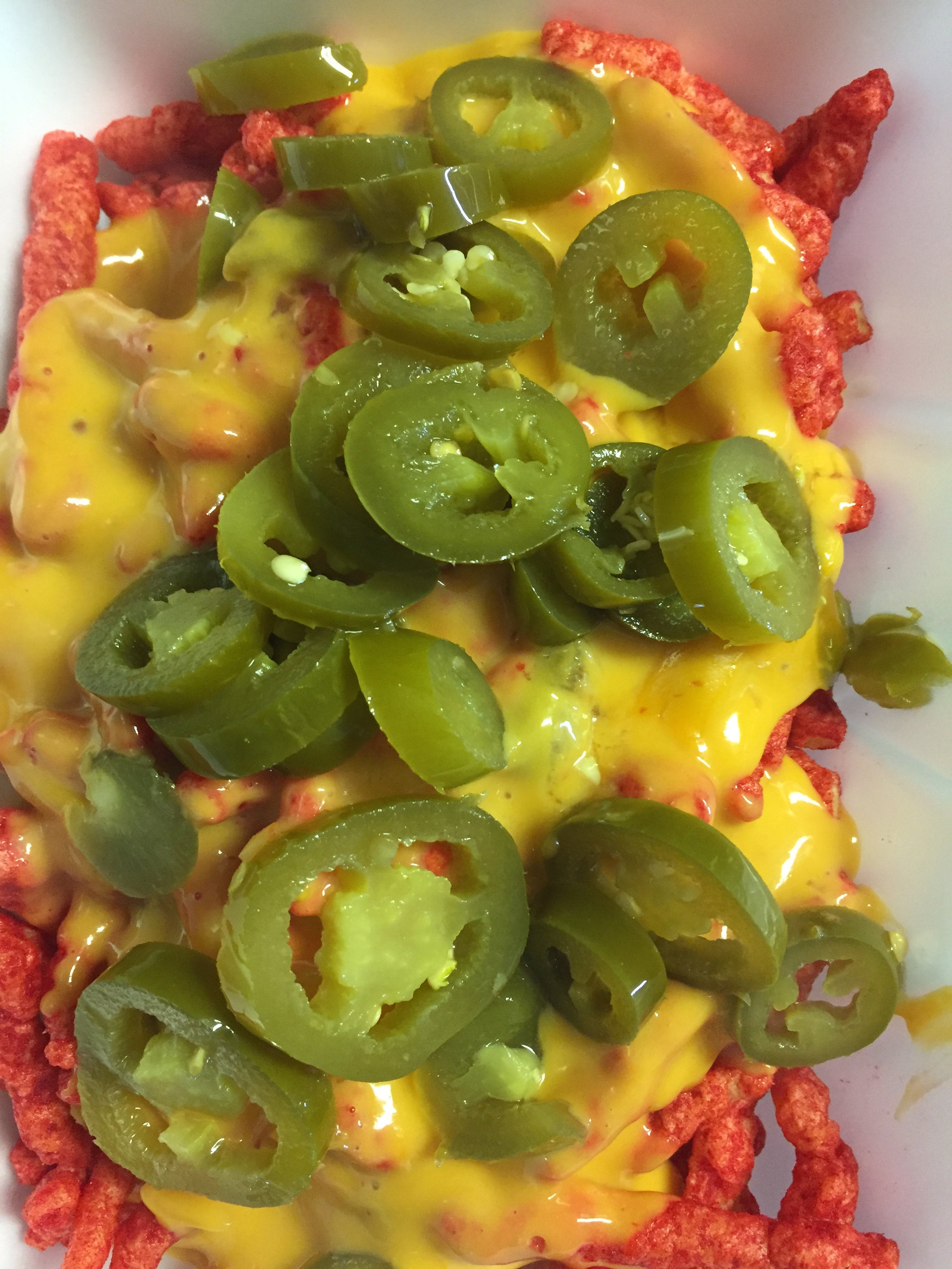 Hot Cheetos Nachos | Pink Castle Food